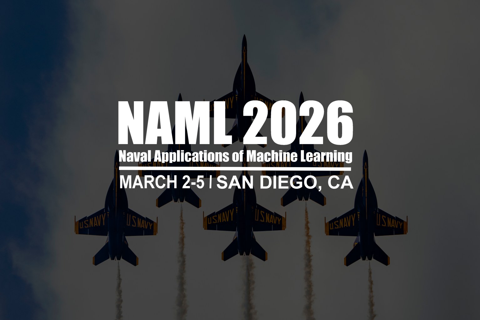Homepage - NAML 2026 - Naval Applications of Machine Learning 2026